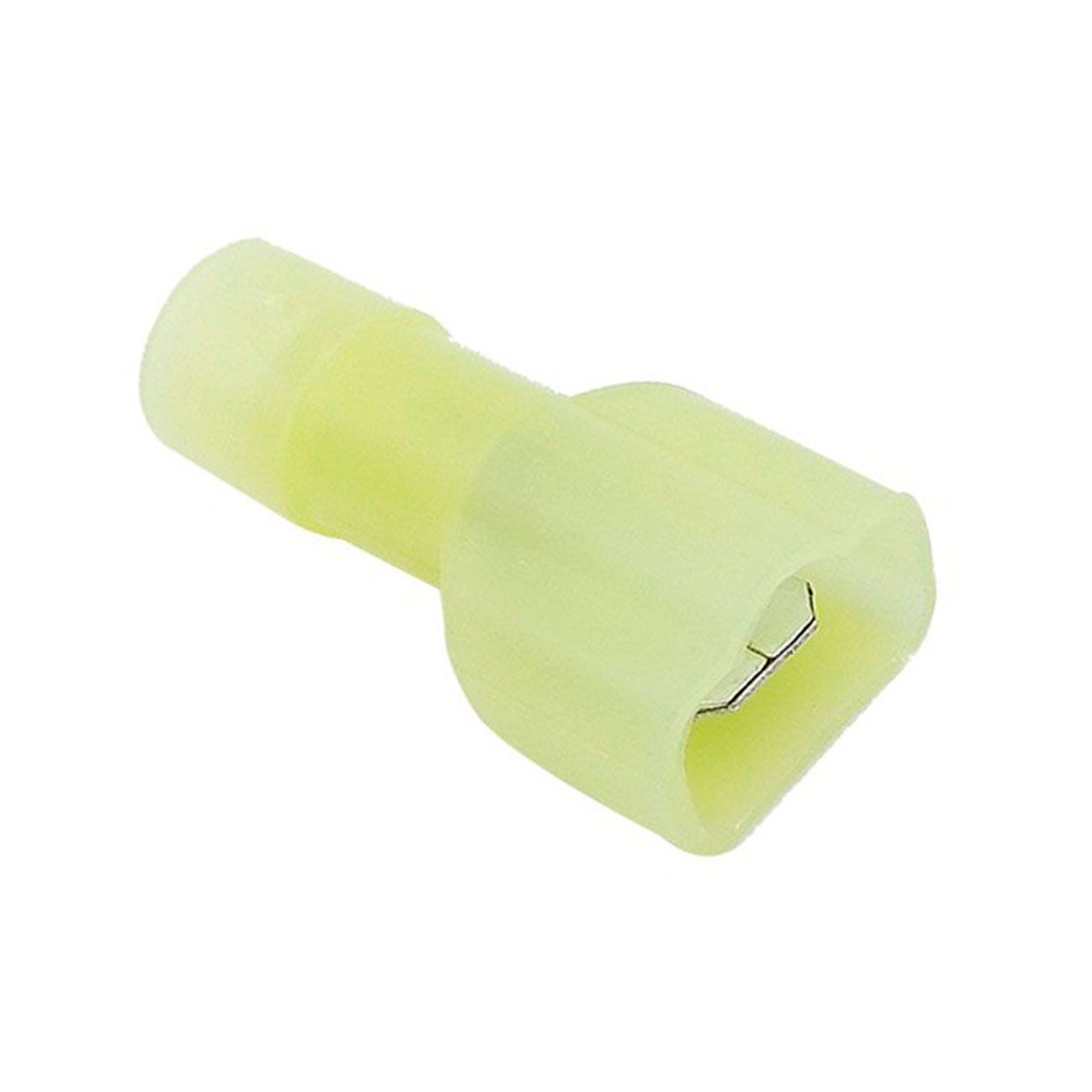 Terminal MACHO Nylon AISLADO 10-12AWG AMARILLO 100UND | Grupo Coinp Store